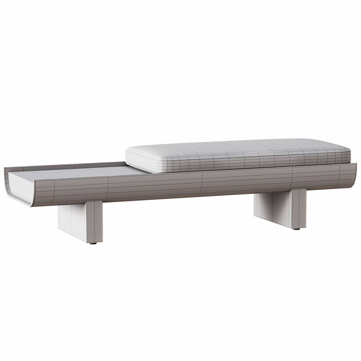 PILOTIS BENCH By minotti 3d model 3dbrute