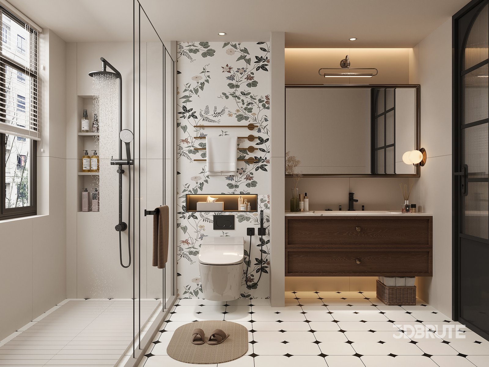 Modern bathroom - Download -3d Models Free -3dbrute