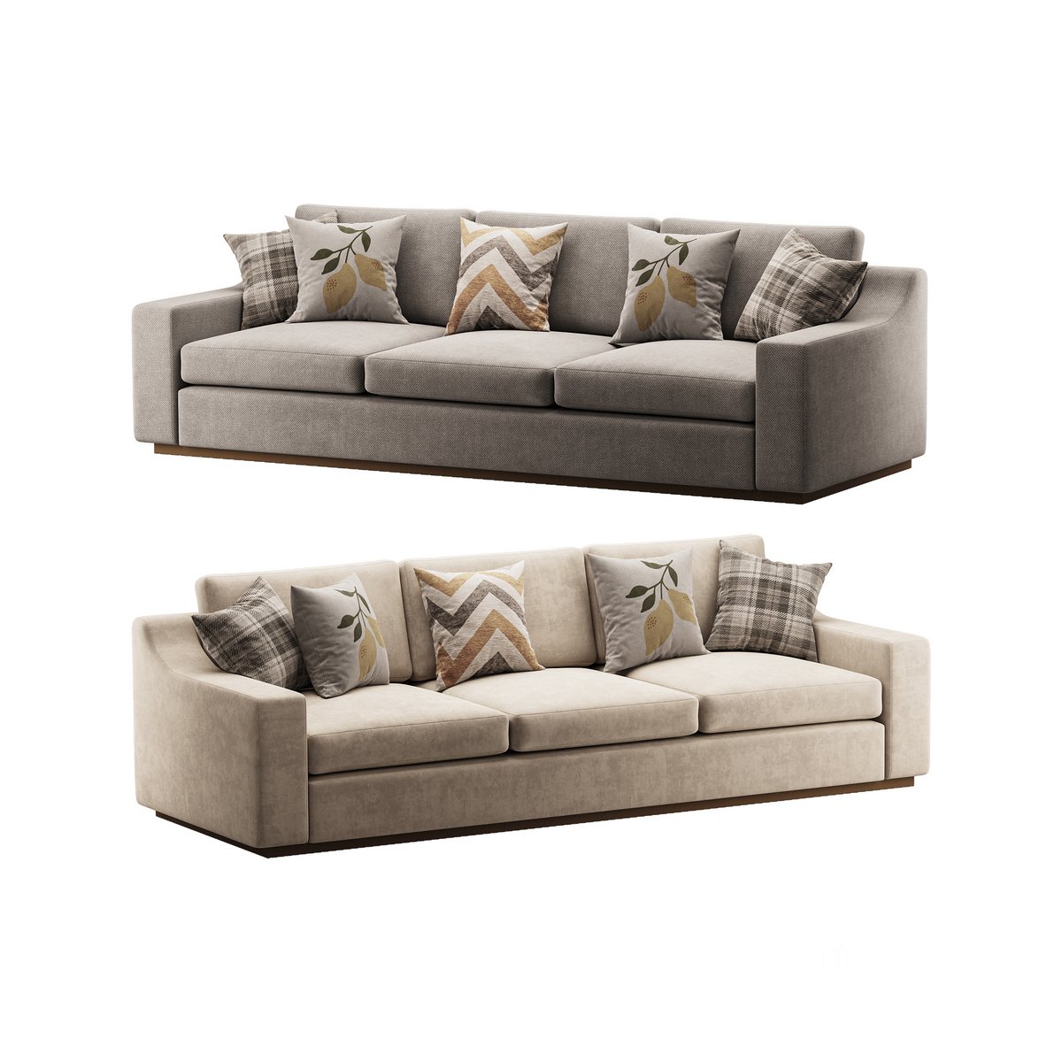 Sutton Extra Large Sofa 3d model 3dbrute