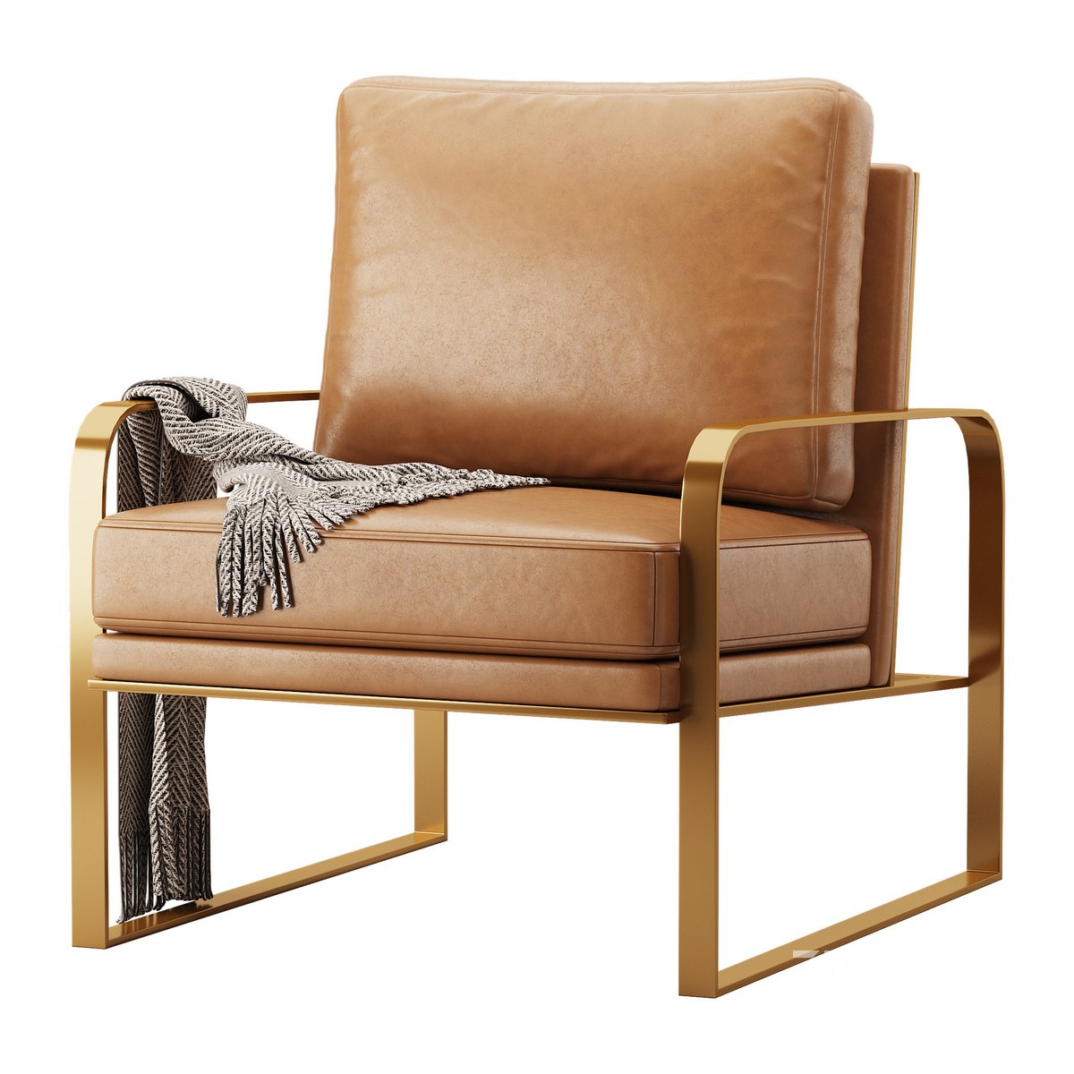 Lavish Ergonomic Arm Chair 3d model 3dbrute