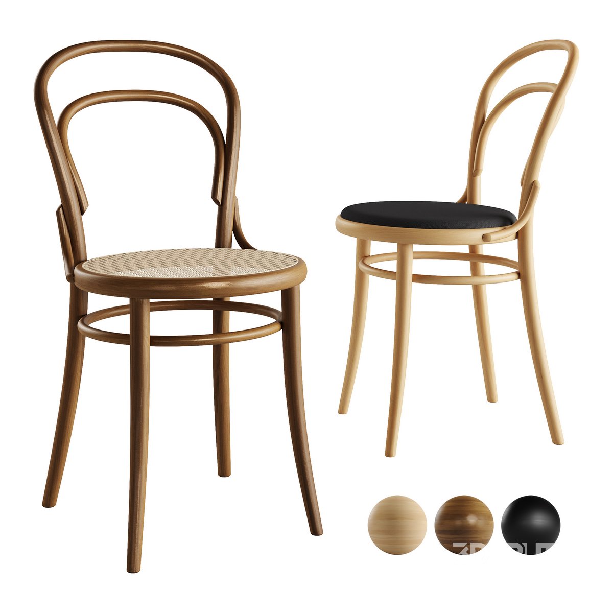 14 Chair by TON - Download -3d Models Free -3dbrute