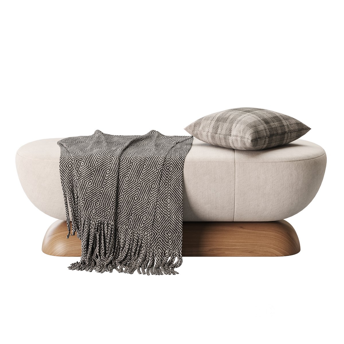 U Bench - 3dbrute : 3dmodel furniture and decor