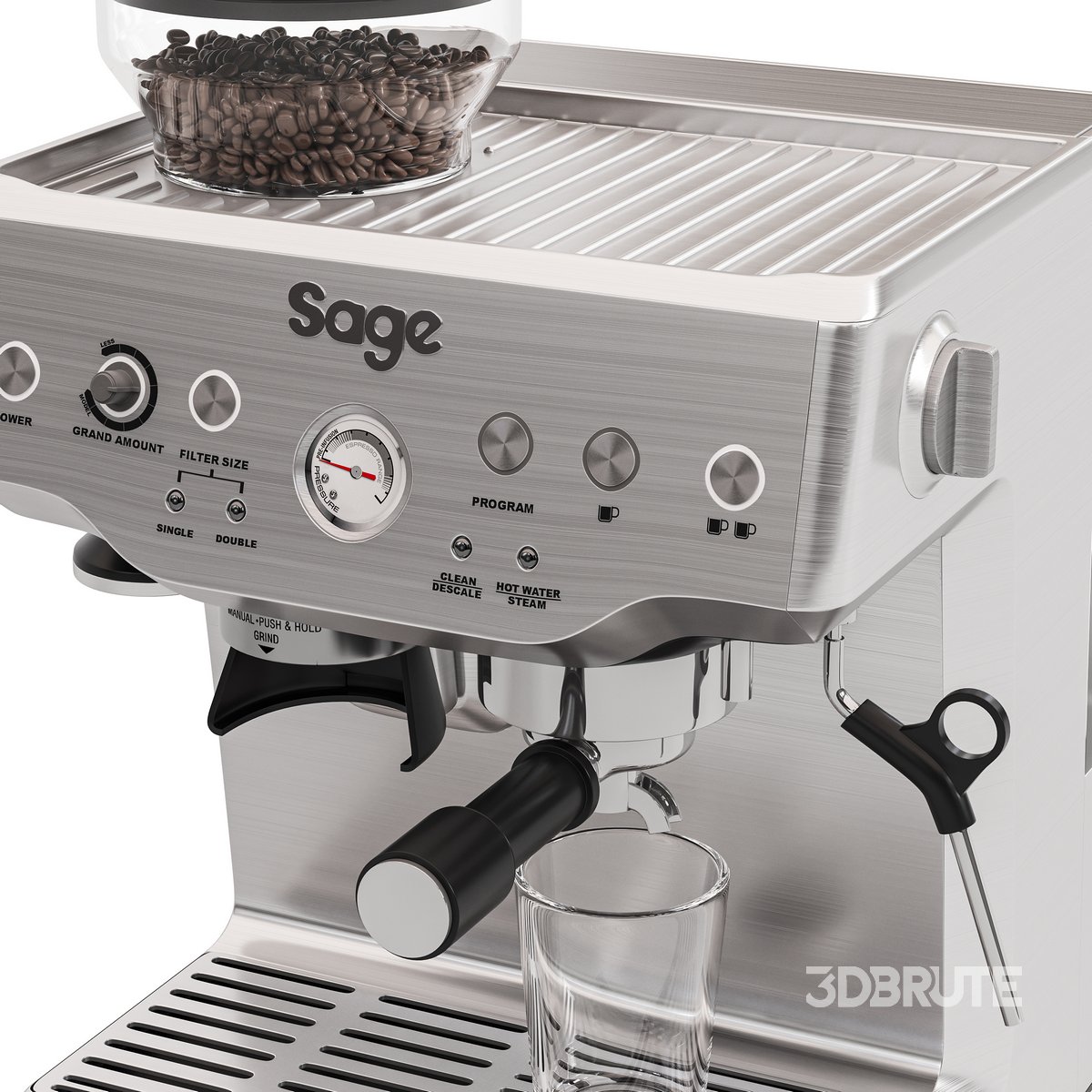 Sage the Barista Express Cofee Espresso Machine - Download -3d Models ...