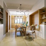 Kitchen & Dining Room E007American style 3d66 2018 - 3dmodel 3dbrute