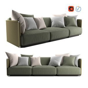 Flexform Eddy Outdoor Sofa - 3dbrute : 3dmodel furniture and decor