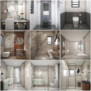 Bathroom scenes - 3dbrute : 3dmodel furniture and decor